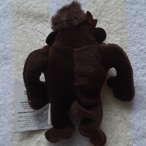 Warner Bros. | Toys | Looney Tunes Taz Plush Mini Bean Bag | Poshmark